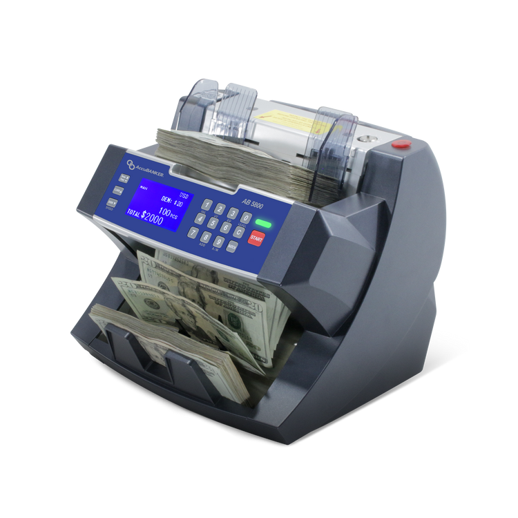 AB5800 Bank Grade Multi-currency Bill Counter - AccuBANKER